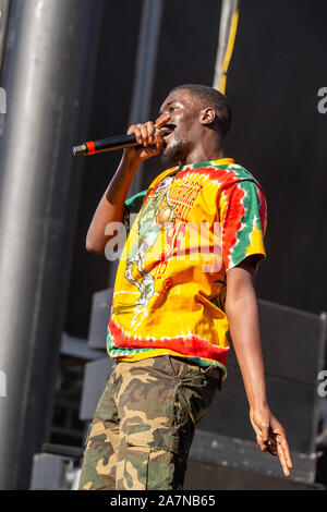 Sheck Wes (Khadimou Rassoul Cheikh Fall) during the Day N Vegas Music ...