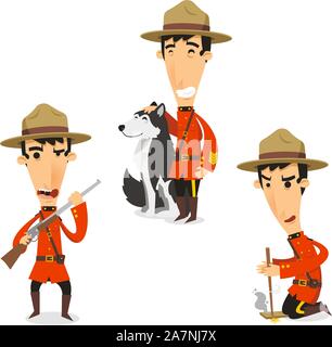 Canadian Ranger cartoon illustrations Stock Vector Image & Art - Alamy
