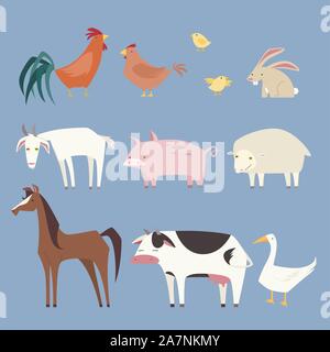 Farm animals collection 2 Stock Vector Image & Art - Alamy