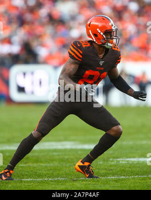 Cleveland Browns wide receiver Rashard Higgins (82) in action against ...