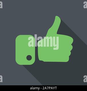 Modern Thumbs Up Icons Stock Vector Image & Art - Alamy