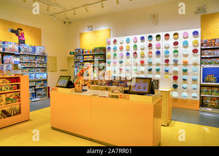 SHENZHEN, CHINA - APRIL 19, 2019: interior shot of Lego store in ...