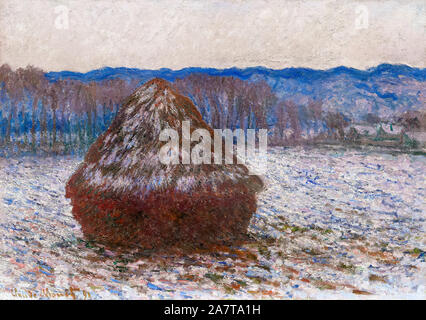 Stack of Wheat (1890) by Claude Monet – French Impressionist Landscape ...