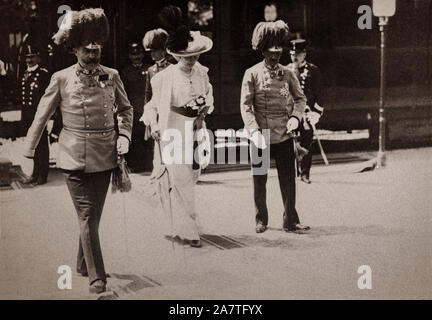 Assassination of the Austrian heir to the throne Franz Ferdinand, 1914 ...