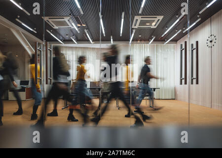 employees of the business center in the workplace Stock Photo - Alamy