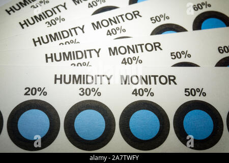 Close-up of HIC from electronics manufacturing industry with blue ...