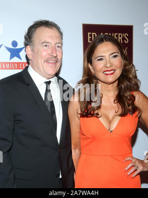 HOLLYWOOD, CA - NOVEMBER 3: Matt Asner, Navah Paskowitz, at Ed Asner's ...