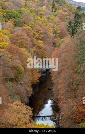 Reflections in the River Garry, Scotland Stock Photo - Alamy