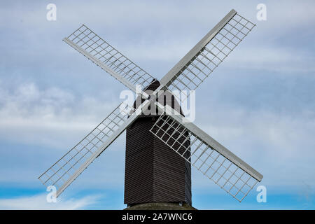 Brill windmill: Traditional wood and brick windmill in the ...