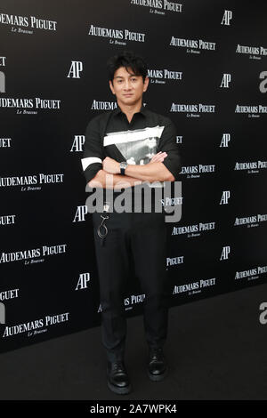 Taiwanese singer and actor Nicholas Wu Qilong appears at a promotional ...