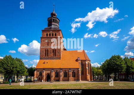 Church in Malchin, Mecklenburg Vorpommern, Germany Stock Photo - Alamy