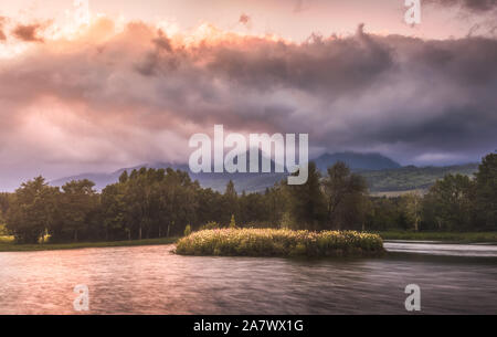 Picturesque sunset in High Tatras Mountains near Zakopane, Poland Stock ...