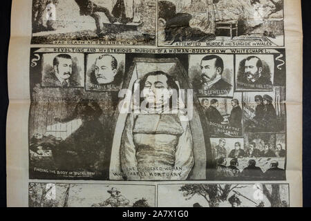 Murder at Buck's Row. The Illustrated Police News. Law courts and ...
