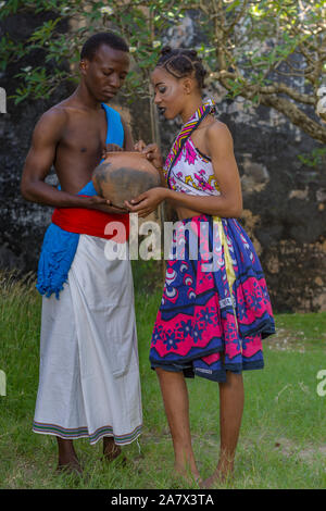 Giriama Traditional Attire Stock Photo - Alamy