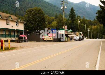 A small town landscape in Deroche, British Columbia, Canada Stock Photo ...