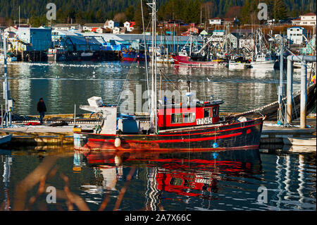 USA, Alaska. Commercial troller boat. Credit as: Don Paulson / Jaynes ...
