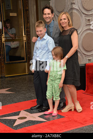 Paul Rudd, Julie Yaeger, Darby Rudd, Jack Rudd during Paul Rudd's ...