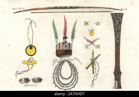 Ornaments of the Island Carib or Kalinago people, West Indies ...