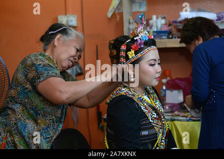 Rungus traditional costume in North Borneo Stock Photo - Alamy