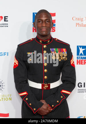 Corporal Kionte Storey attends 13th annual Stand Up for Heroes to ...