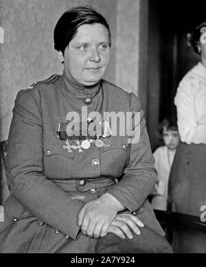 Maria Leontievna Bochkareva (1889–1920) Russian soldier who fought in ...