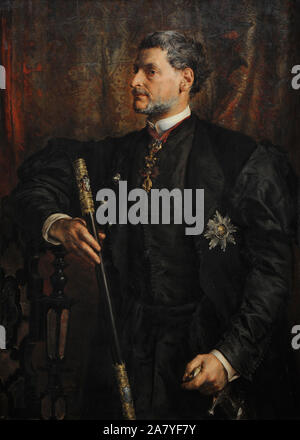Alfred Potocki (1817-1889). Polish politician. Portrait by Jan Matejko ...