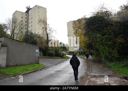 High rise flats by Jardine Crescent on Tile Hill in Coventry on ...