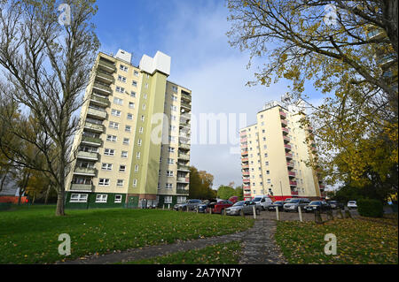 High rise flats by Jardine Crescent on Tile Hill in Coventry on ...