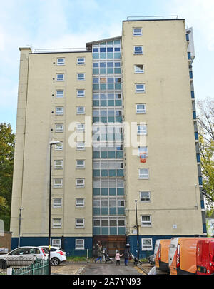 High rise flats by Jardine Crescent on Tile Hill in Coventry on ...