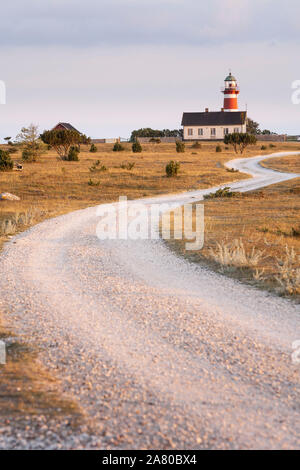 Narsholmen lighthouse, Nar, Gotland, Sweden. Photo: Magnus Martinsson ...
