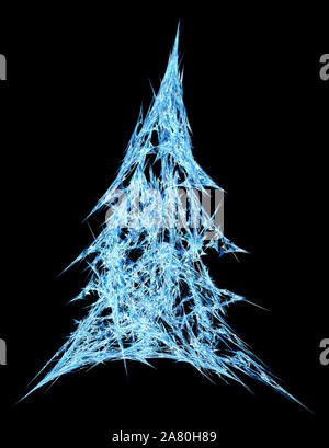 Ice shard shape abstract, vertical, isolated, over black Stock Photo ...