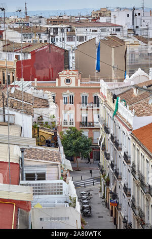 Historic streets in Valencia, Spain Stock Photo - Alamy