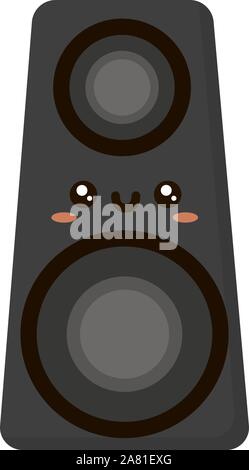big speaker sound isolated icon vector illustration design Stock Vector ...