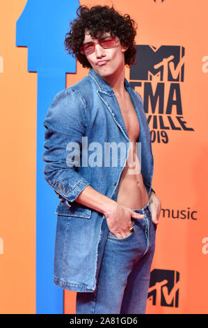 Jorge Lopez Astorga attending the MTV EMAs 2019 at FIBES Conference and ...
