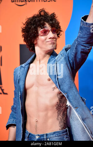 Jorge Lopez Astorga attending the MTV EMAs 2019 at FIBES Conference and ...