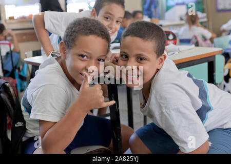 Brazilian students in classroom Stock Photo - Alamy