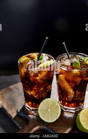 Shot cocktails on table in bar Stock Photo - Alamy