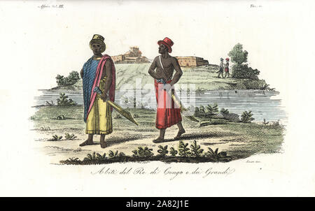 Ancient Kingdom of Kongo. Congo. Africa. Angola, 1885 antique map Stock ...