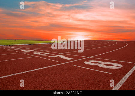 Ground Running , Athlete Track or Running Track Stock Photo - Alamy