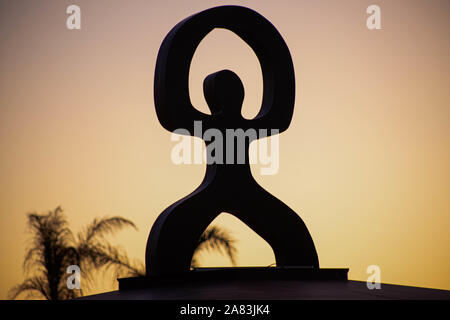 The Indalo Man Sculpture Mojacar Spain Stock Photo - Alamy