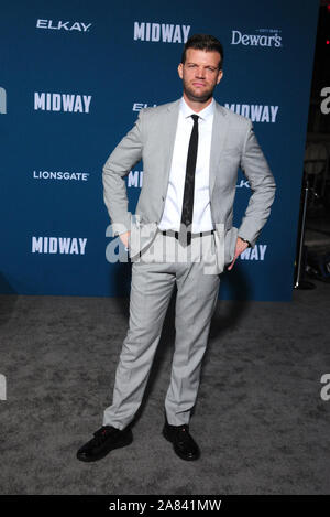 Jason New at the MIDWAY World Premiere held at Regency Village Theatre ...