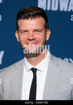 Jason New at the MIDWAY World Premiere held at Regency Village Theatre ...