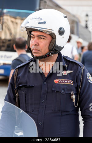 Policia Nacional Revolucionara shoulder badge of the Cuban Police in ...