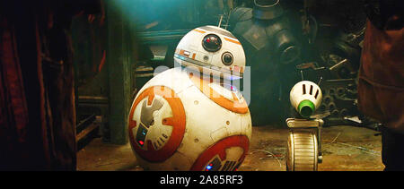 USA. Jimmy Vee as R2-D2 in a scene from the ©Walt Disney new movie ...
