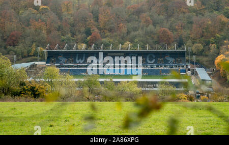 High Wycombe, UK. 06th Nov, 2019. WYCOMBE WANDERERS STADIUM at Adams ...