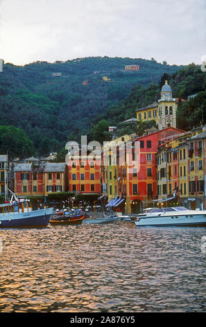Tigullio gulf, Portofino natural regional park, Ligurian Riviera, Italy ...