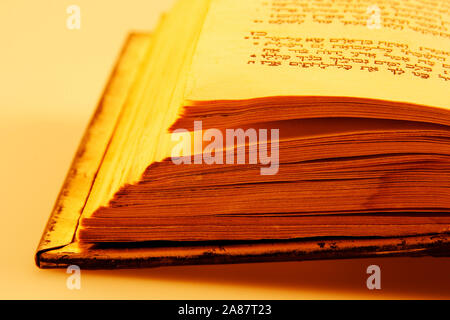 The holy old testament in Hebrew Stock Photo - Alamy