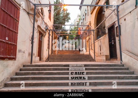 Traditional architecture in Gemmayzeh, Beirut, Lebanon Stock Photo - Alamy