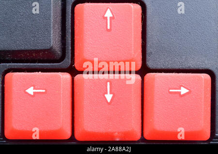 Arrow keys of a typewriter Stock Photo - Alamy