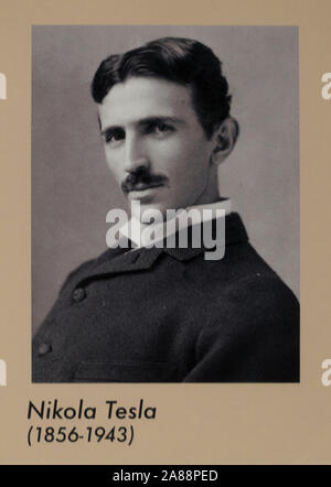 Photograph of Nikola Tesla (1856-1943) a Serbian-American inventor ...